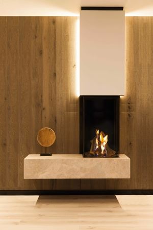 cheminee foyers insert gaz 3 cotés vitrés