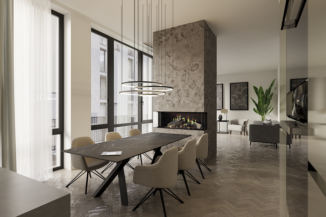 Foyer électrique DRU VERTUO 100 TS EVOLVE